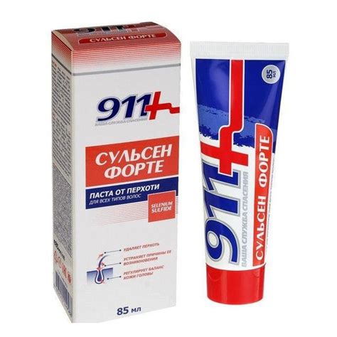 911 Сульсен форте, паста от перхоти 85 мл, 1 шт. купить по цене 154 руб ...
