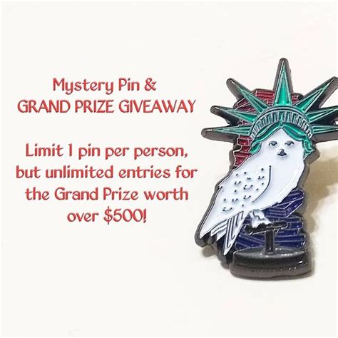 Grand Prize Giveaway And Mystery Pin Limit 1 New Unreleased Hp