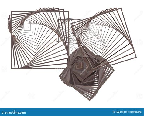 Artistic Square Rectangle Background Pattern Abstract Digital Cover Color And Messy Stock