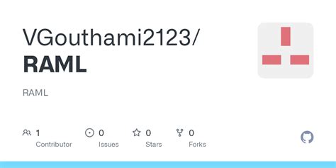GitHub VGouthami2123 RAML RAML