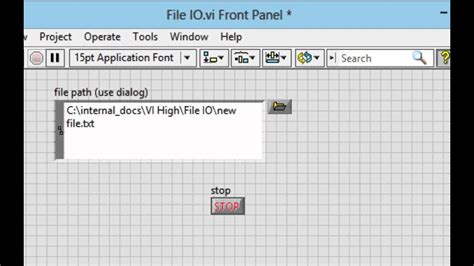 VI High 45 Learn How To Append To A File And Stream To Disk In