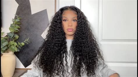 THE SOFTEST WATER WAVE FRONTAL WIG QUICK INSTALL Pre Plucked