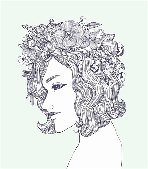 نقاشی دخترانه 90 نقاشی ساده، شیک، آسان و بسیار زیبای دخترانه