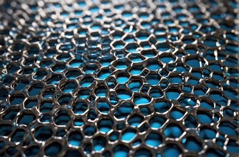 Premium Photo Closeup Of Intricate Wire Mesh Structure