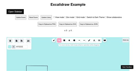 Excalidraw Codesandbox