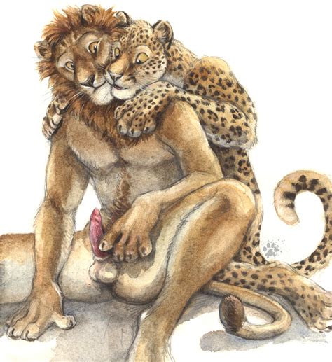 Rule 34 Balls Blotch Feline Furry Gay Jaguar Lion Male No Humans