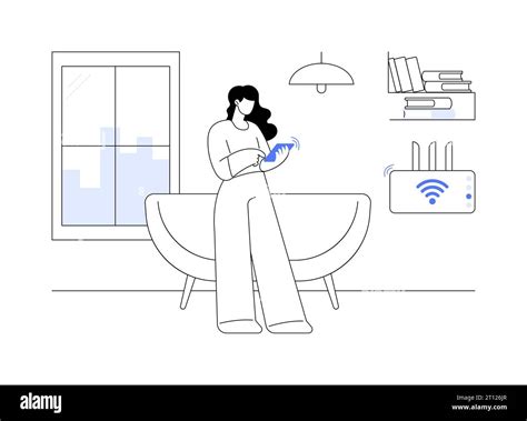 Wireless Networks Abstract Concept Vector Illustration Stock Vector Image And Art Alamy