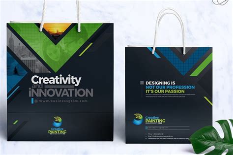 Shopping Bag Template Stationery ContestDesign 85318 PoweredTemplate Com