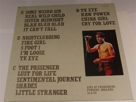 Iggy Pop Cry For Love 2x12 France Keri Ip08 4409