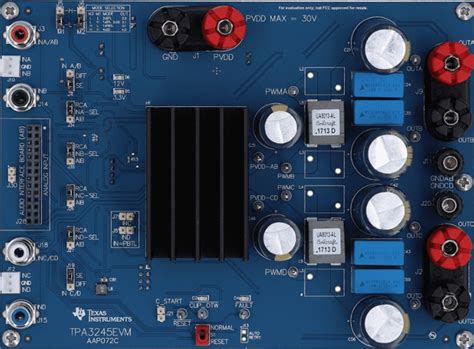 Tpa3245evm Purepath™ Ultra Hd Evaluation Module Ti Mouser