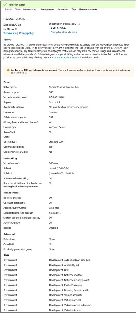 azure virtual machine creation process powershell geek