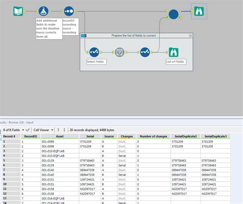 solved how to fill down values to the row below in the sa alteryx