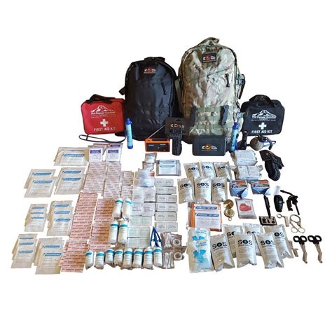 Professional Emt First Responder Medical Kit 565 Pieces Orange Bag