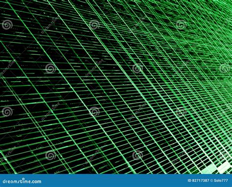 Abstract Tech Grid Digitally Generated Image Stock Illustration Illustration Of Diagonal
