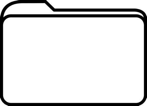 Folder Line Icon 16226936 Vector Art At Vecteezy