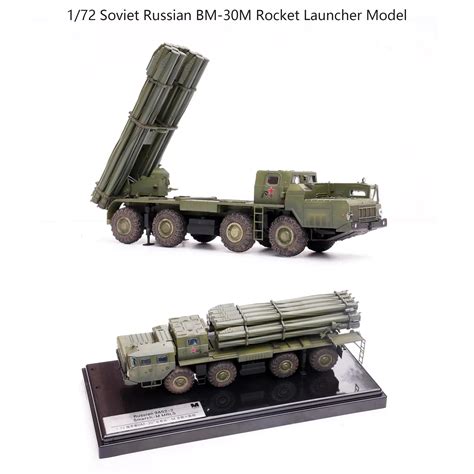 Lanzador De Cohete De BM 30M Ruso Sovi Tico Modelo De Colecci N De