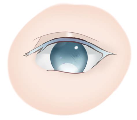 ガラス玉のような瞳 Ibispaint