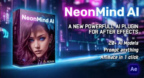 AE人工智能插件 融合AI绘画Stable Diffusion视觉创意 NeonMind AI Full Version 设计宝藏