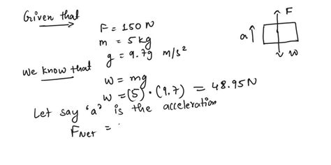 Solved Problem 5 5 Points A 5 Kg Rock Is Thrown Upward With A