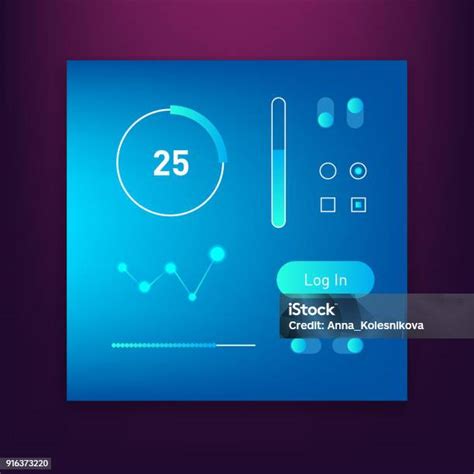 대시보드 Ui와 Ux 키트 개발에 대한 스톡 벡터 아트 및 기타 이미지 개발 개체 그룹 검색 엔진 Istock