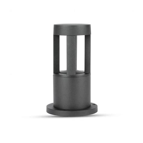 Borne Lumineuse Extérieure LED 25cm 10W IP65 Noire V TAC VT 830