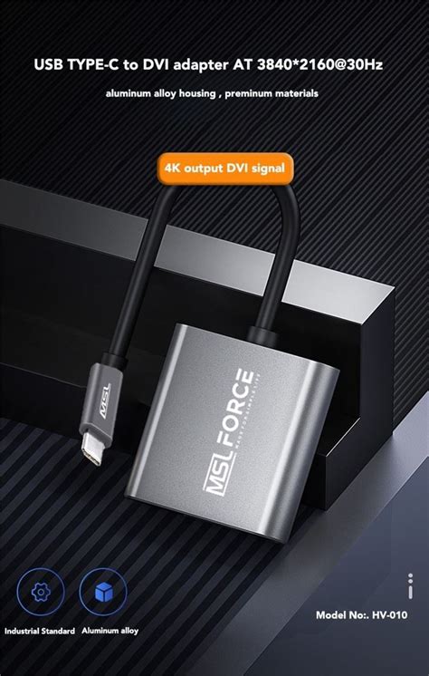 Usb Type C To Dvi D Dual Link Active Adapter Factory Manufacturers Suppliers China Wholesale