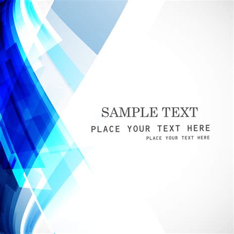 Abstract Blue Colorful Stylish Wave Technology White Background Vector