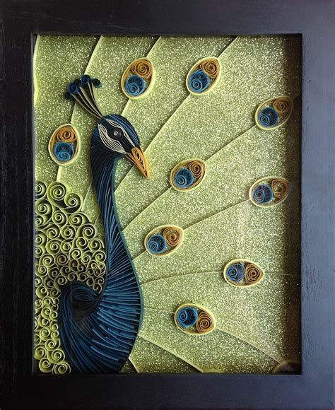 Peacock Quilling