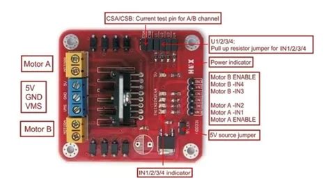 Puente H Doble L298n Control Motor Arduino Pic Avr Usado En Venta En Estado De México Por Sólo