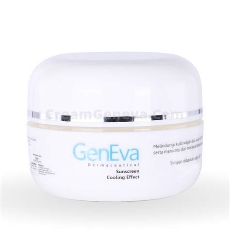 Sunscreen Cooling Effect Cream Geneva Lapak Bunda
