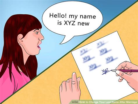 How To Change Your Last Name After Marriage With Pictures