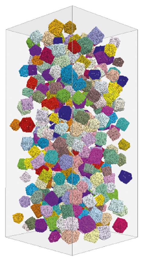 generation of a sphere clump model for an assembly of polyhedral