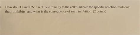 Solved 5 Which Molecule Is The Final Electron Acceptor