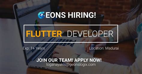 S Loganayaki On Linkedin Hiring Flutter Madurai Flutterdeveloper