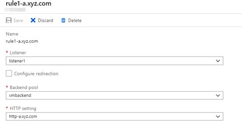 azure route subdomain traffic to different backend port stack overflow