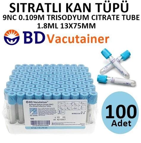 BD Vacutainer Plus Plastic Citrate Venous Blood OFF