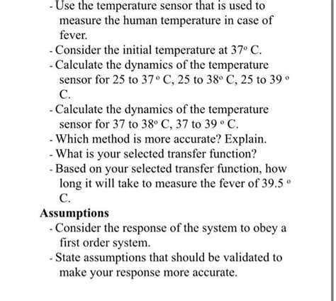 Solved Use The Temperature Sensor That Is Used To Measure Chegg