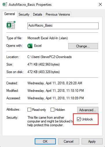 Excel Vba