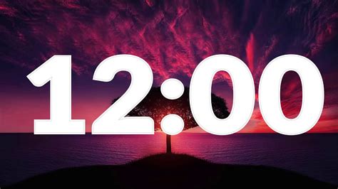 Minute Timer With Alarm Without Music Youtube