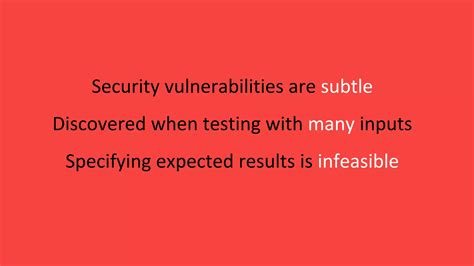 Metamorphic Testing For Web System Security Ppt