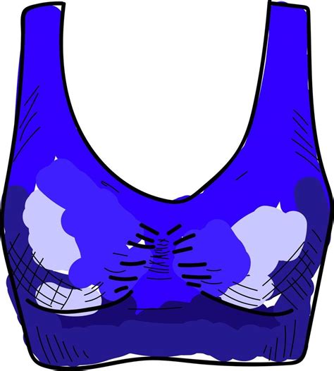 Purple Brassiere Illustration Vector On White Background 13520159