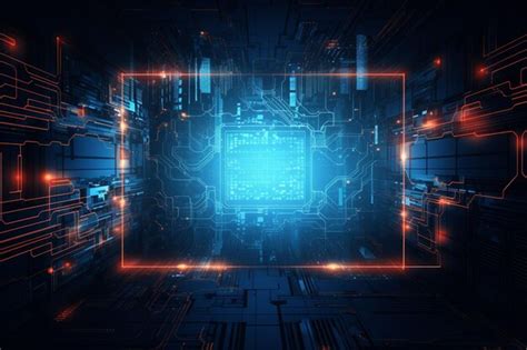 premium photo abstract technology background futuristic user