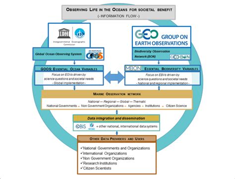 Schematic Of The Linkages Between The Geo Bon Marine Biodiversity