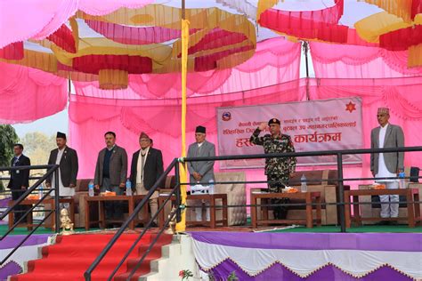 नेपाली सेनाले पुनःनिर्माण गरेकाे जितगढी किल्ला बुटवललाई हस्तान्तरण