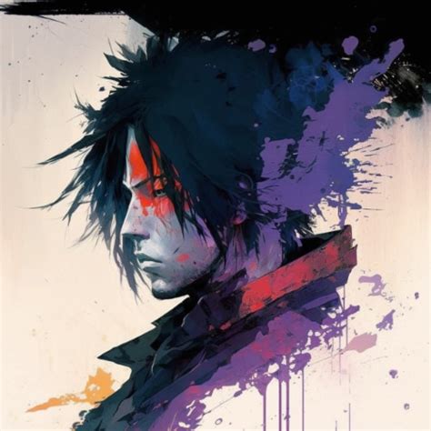 Sasuke Uchiha In The Art Style Of Milo Manara