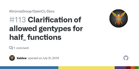 clarification of allowed gentypes for half functions · issue 113