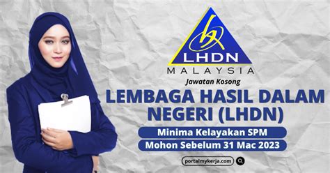 Jawatan Kosong Lembaga Hasil Dalam Negeri Lhdn ~ Pelbagai Jawatan