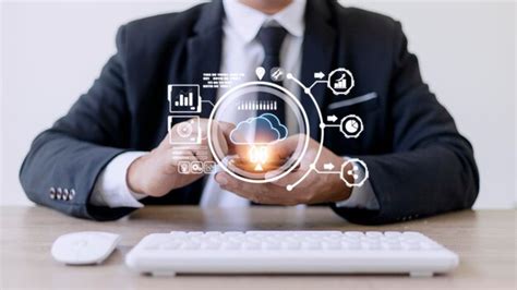 Premium Photo Hand Holding Virtual Cloud Computing With World And