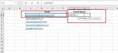 How To Get Email Name From Email Address ExcelTutorial