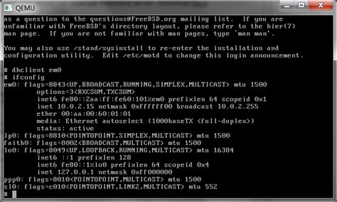 Making Qemu Junos Router Installing Junos 101 Olive Package Inside Of